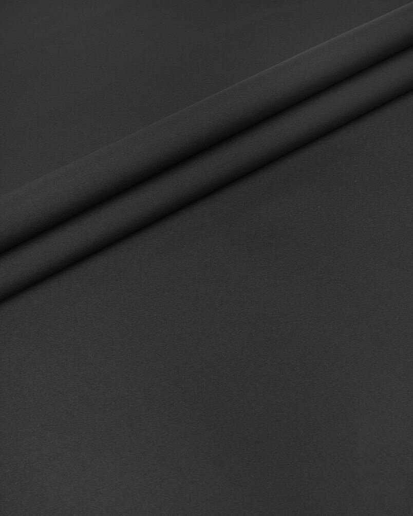 Ткань софтшелл, состав: 92% п/э, 8% спандекс+флис, плотность 100 гр/м2. Цвет темно-серый. Готовый отрез 10*1,45м.