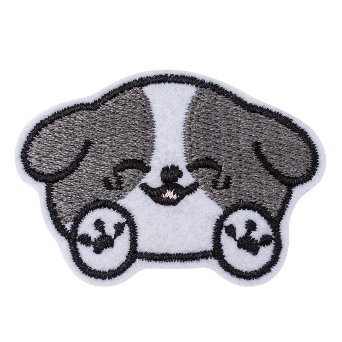 Термоаппликация "Веселый щенок" для одежды, 3,5×5,1 см, термонаклейка на текстиль, Hobby&Pro