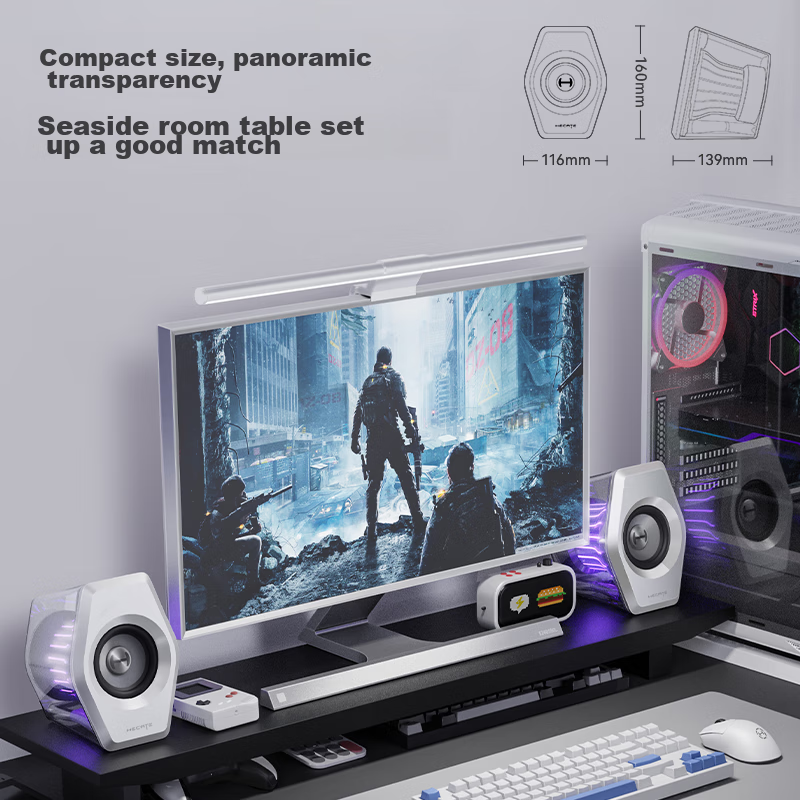Колонка EDIFIER HECATE G3000 7.1 для компьютера, цвет серебристый