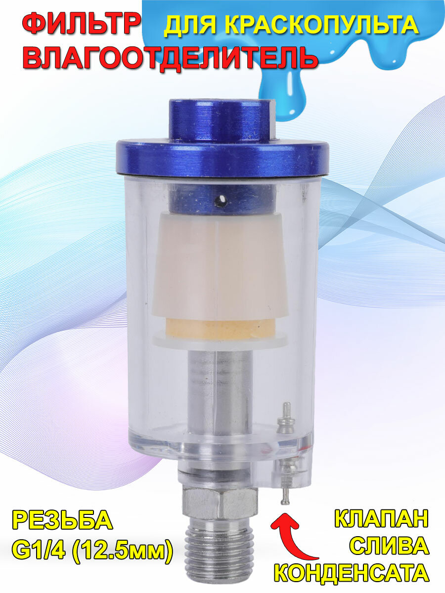 Фильтр-влагоотделитель для краскопульта