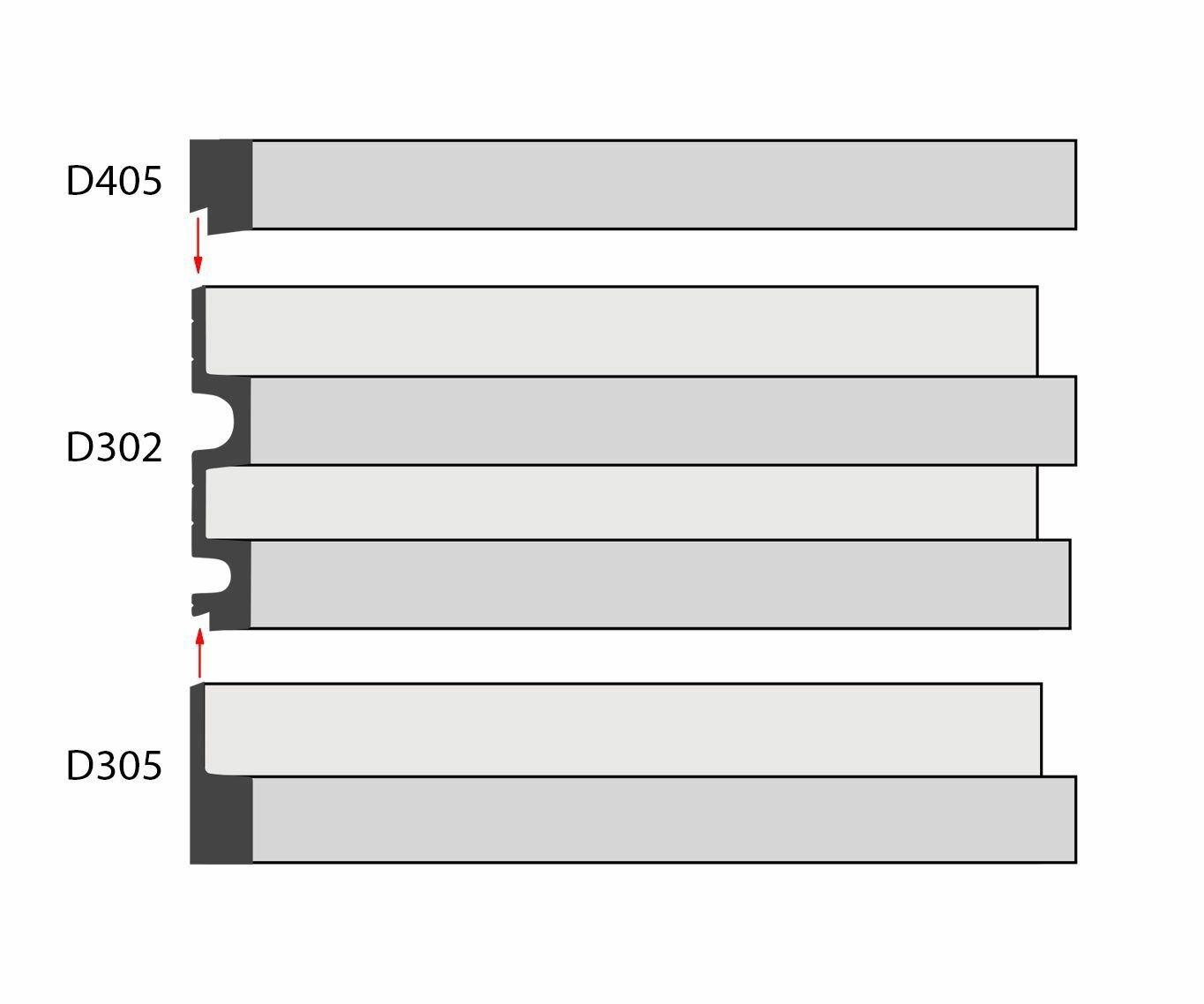 Молдинг D305-112 для стен, на потолок, декоративный плинтус, Decomaster 7 шт, 61х21х2000 мм