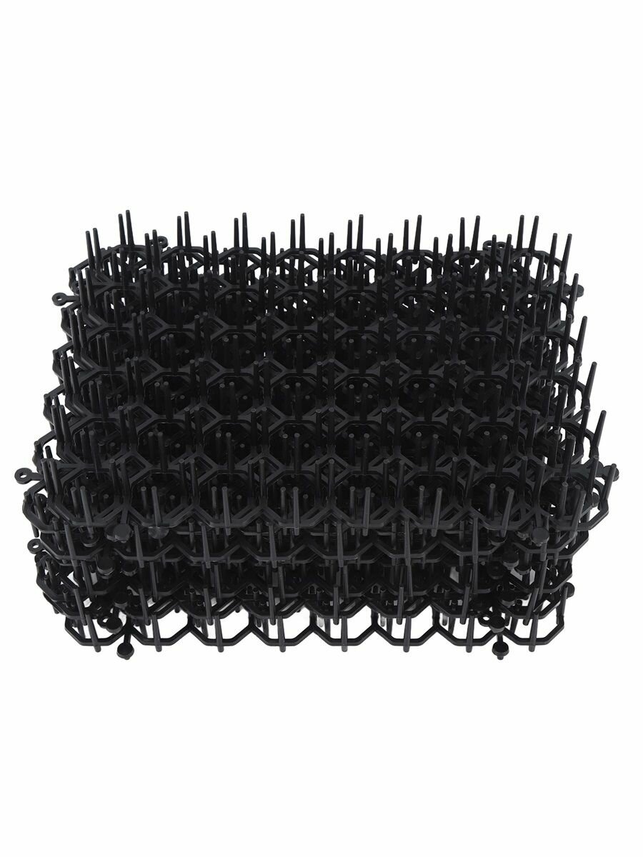 12 шт. коврик для защиты от кошек и собак, пластиковый шип, репеллент для использования в помещении и на открытом воздухе для кошек и собак, защита растений от царапин