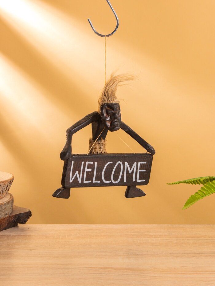 Сувенир табличка «Абориген Welcome», 17×15×6.5 см, дерево