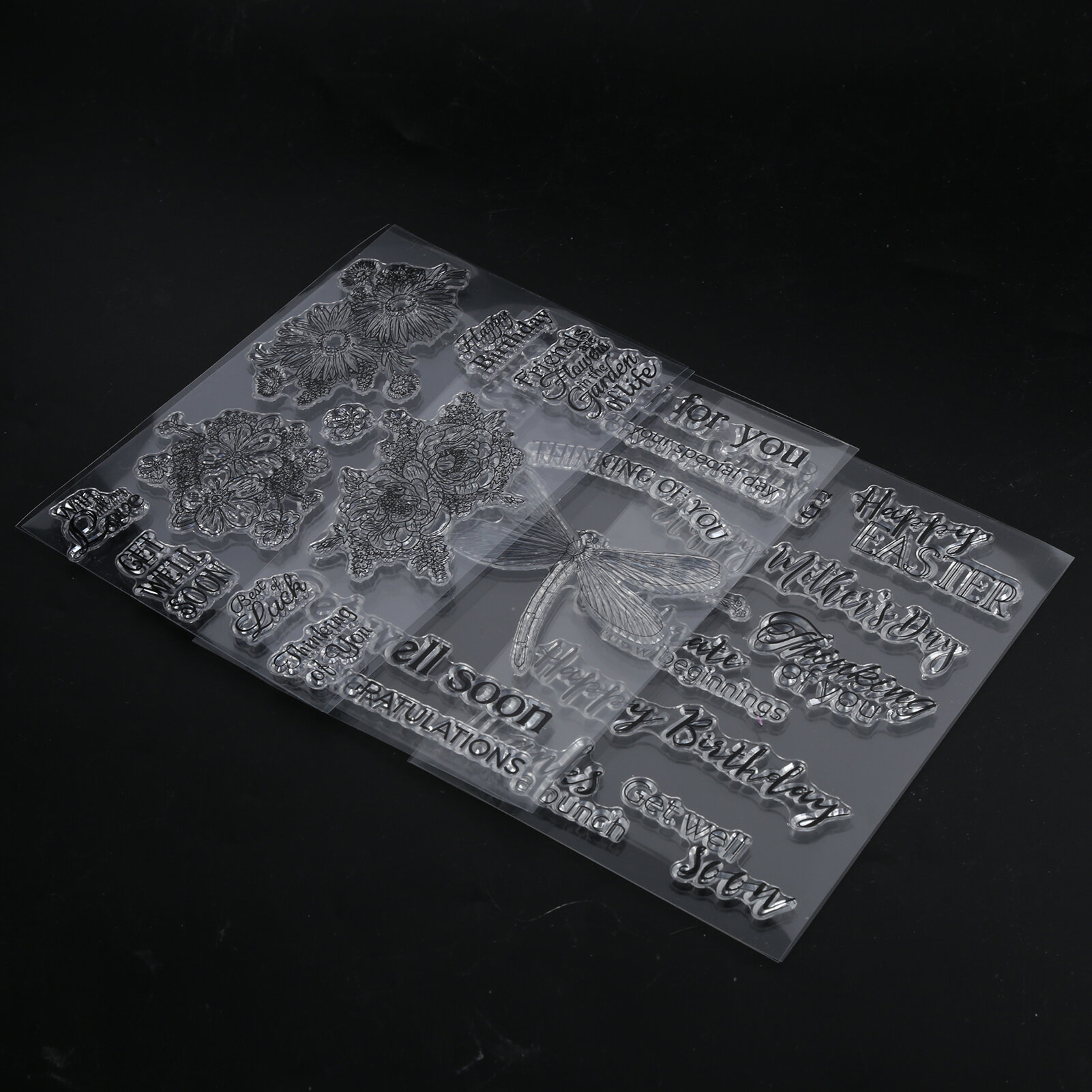 3шт прозрачный штамп резиновый TPR DIY журнал альбом украшения ремесла аксессуары