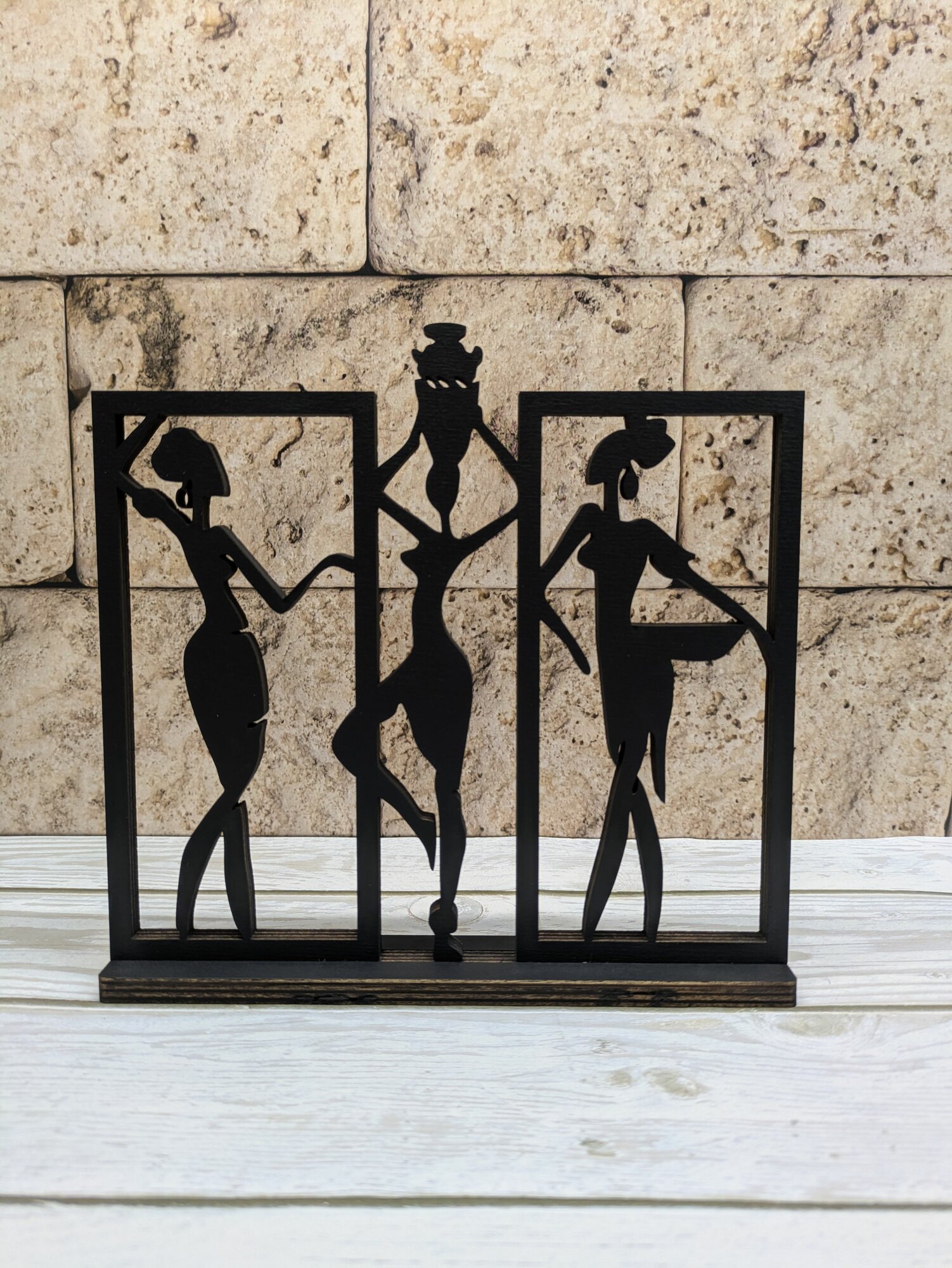 Фигура Африканские женщины 20 см х 20 см