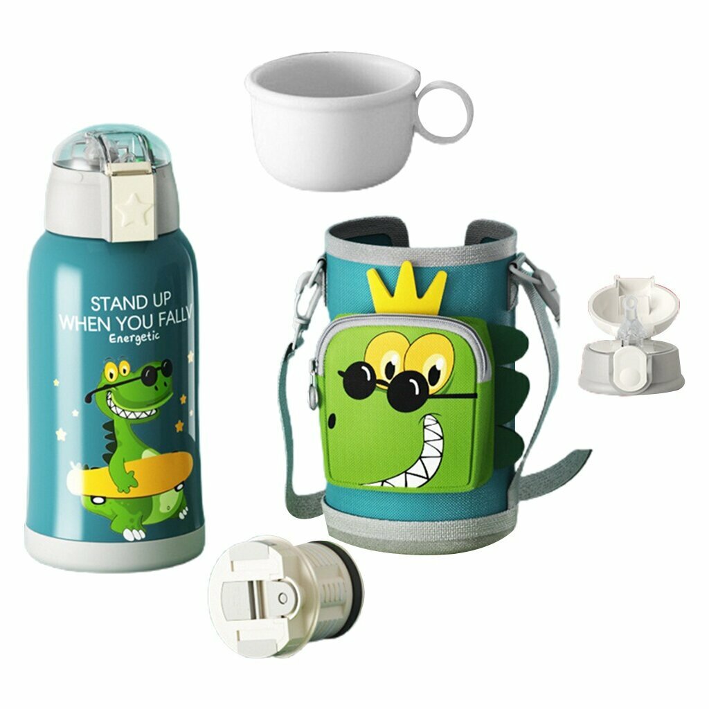 550ML Thermos Bottles Stainless Steel Material Temperature Display Children Water Bottle 6 Types to Choose Gift for Kids