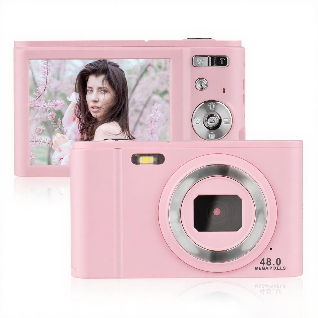 Камера 48 МП со Светодиодным Фонариком: Универсальные Режимы Съемки - Компактная Вес 120 г для Путешествий и Видео 4K 60fps с 16x