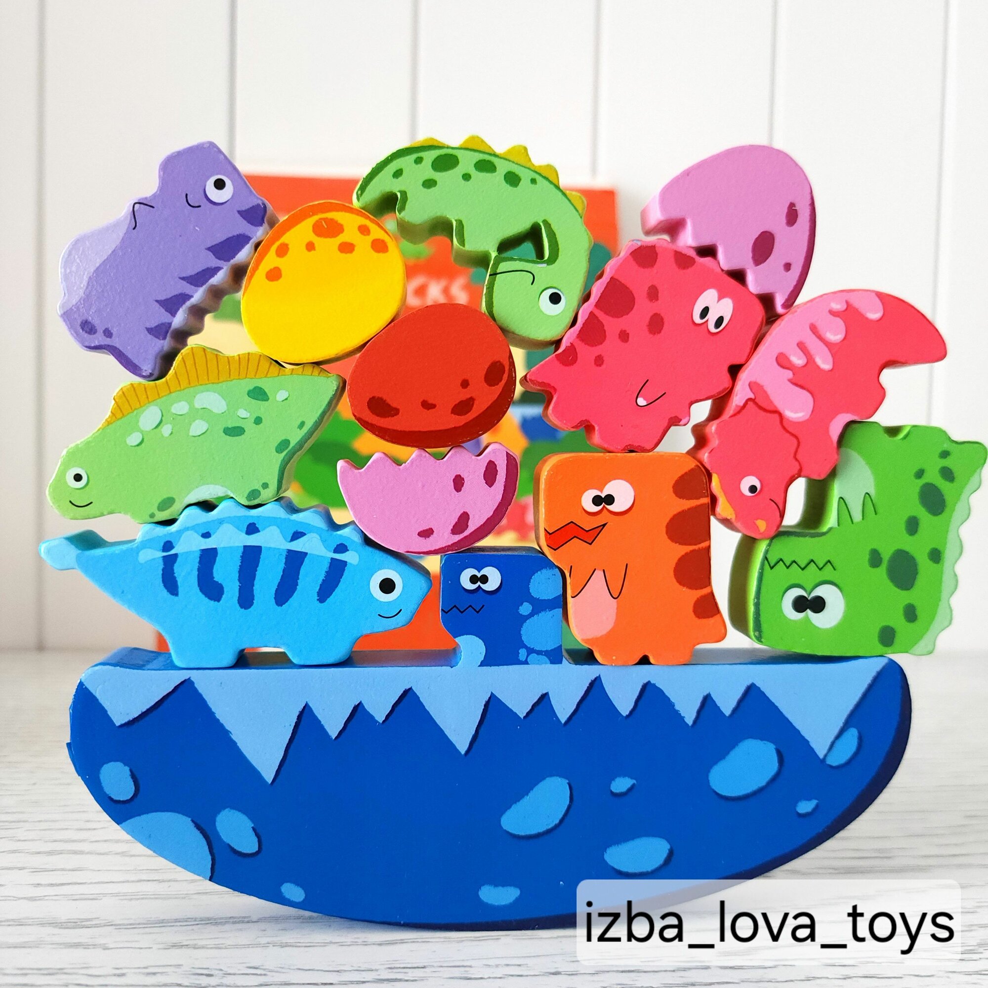 Игра балансир Динозаврики