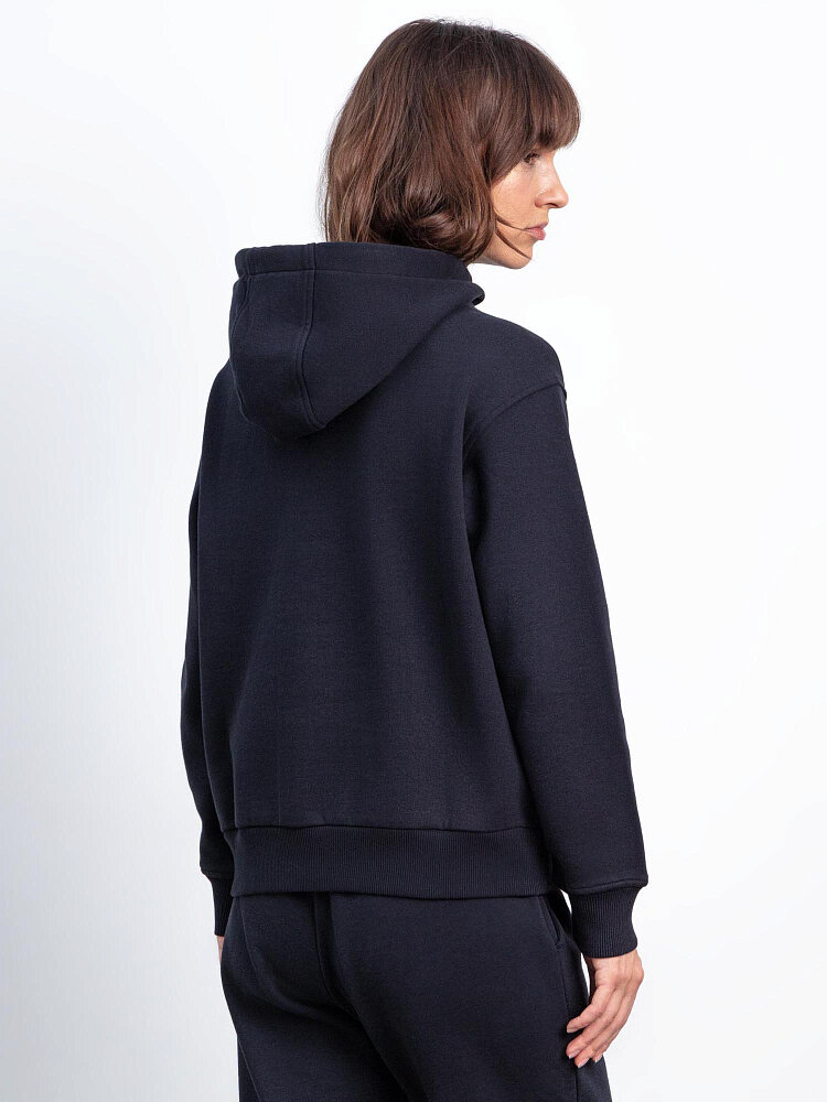 Худи NAPAPIJRI Box Logo Hoodie, 1 шт., размер 48-50, , черный — фото 1