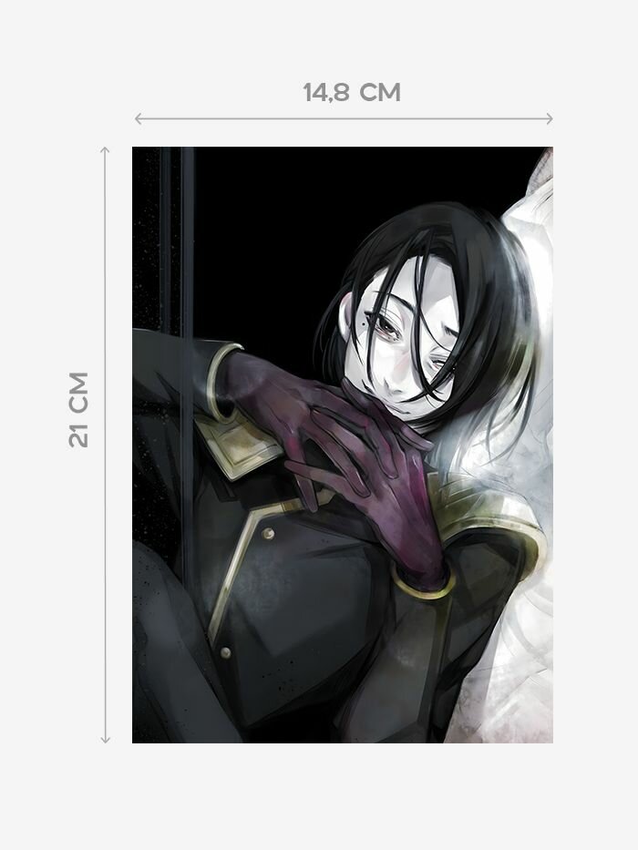 Блокнот А5 Аниме Токийский гуль Tokyo Ghoul, на кольцах, в точку