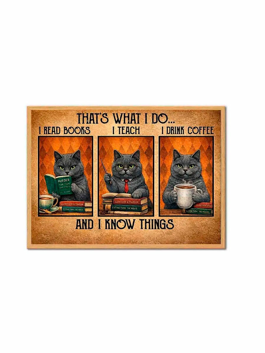 Шартрез, Read Teach Drink, Плакат 30x42см