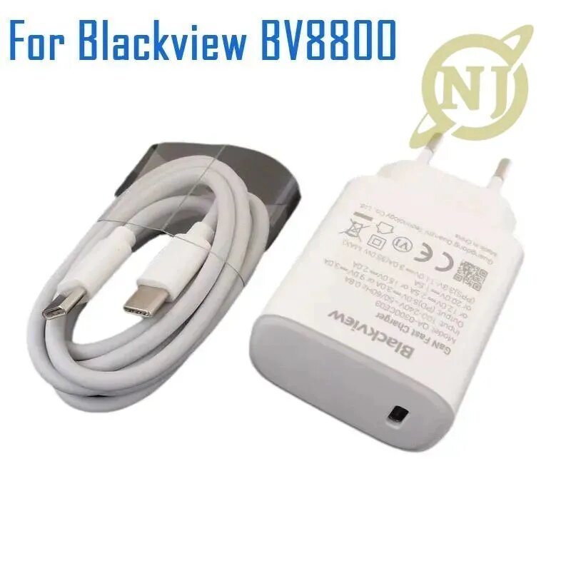 100% оригинал Blackview BV8800 Зарядное устройство для мобильного телефона + кабель для передачи данных