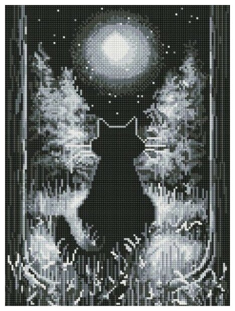 Алмазная мозаика Медитация 30x40 см.