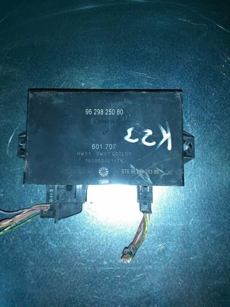 Блок управления парктрониками Peugeot 607 2000 9629825080