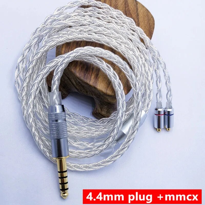 RYGMR кабель для наушников mmcx 1,2 м 3,5/2,5/4,4 мм RY-C8 mmcx 4.4mm