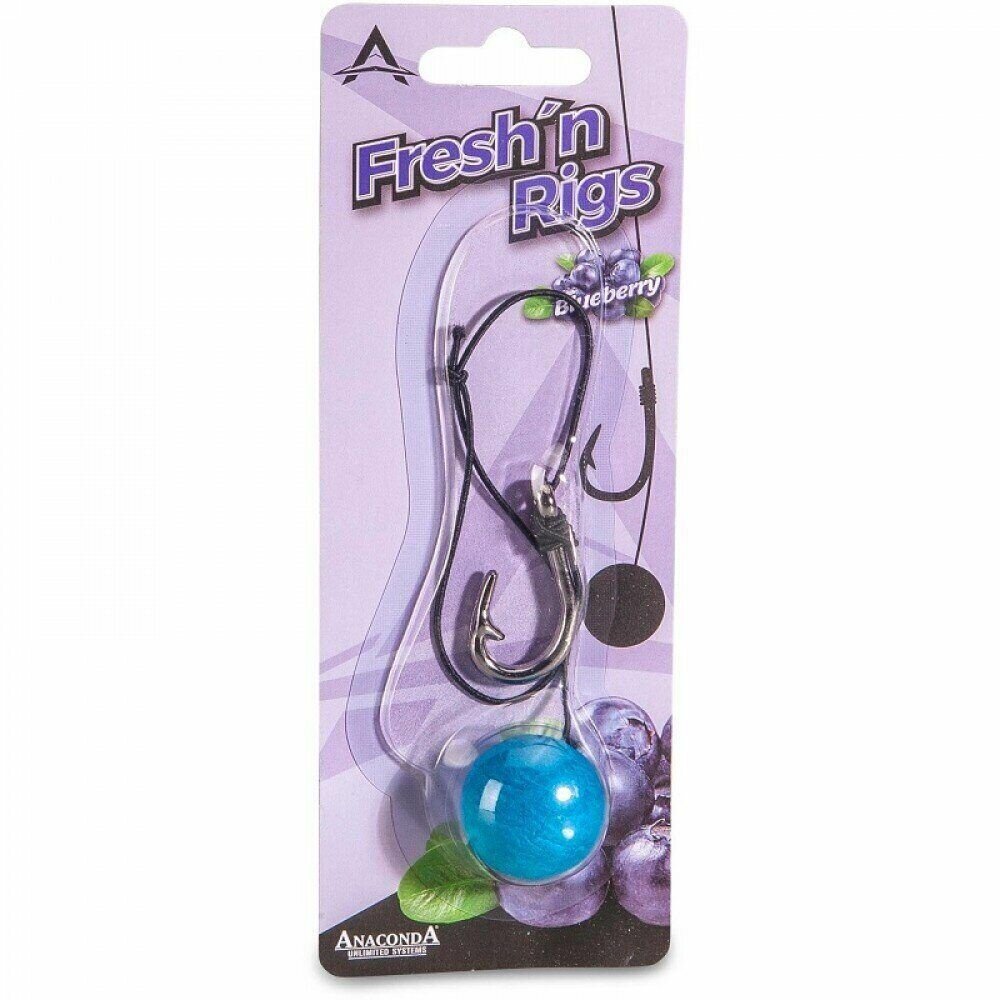 ANACONDA Освежитель воздуха для машины Fresh n Rigs 25mm / 18cm - Blue / Blueberry