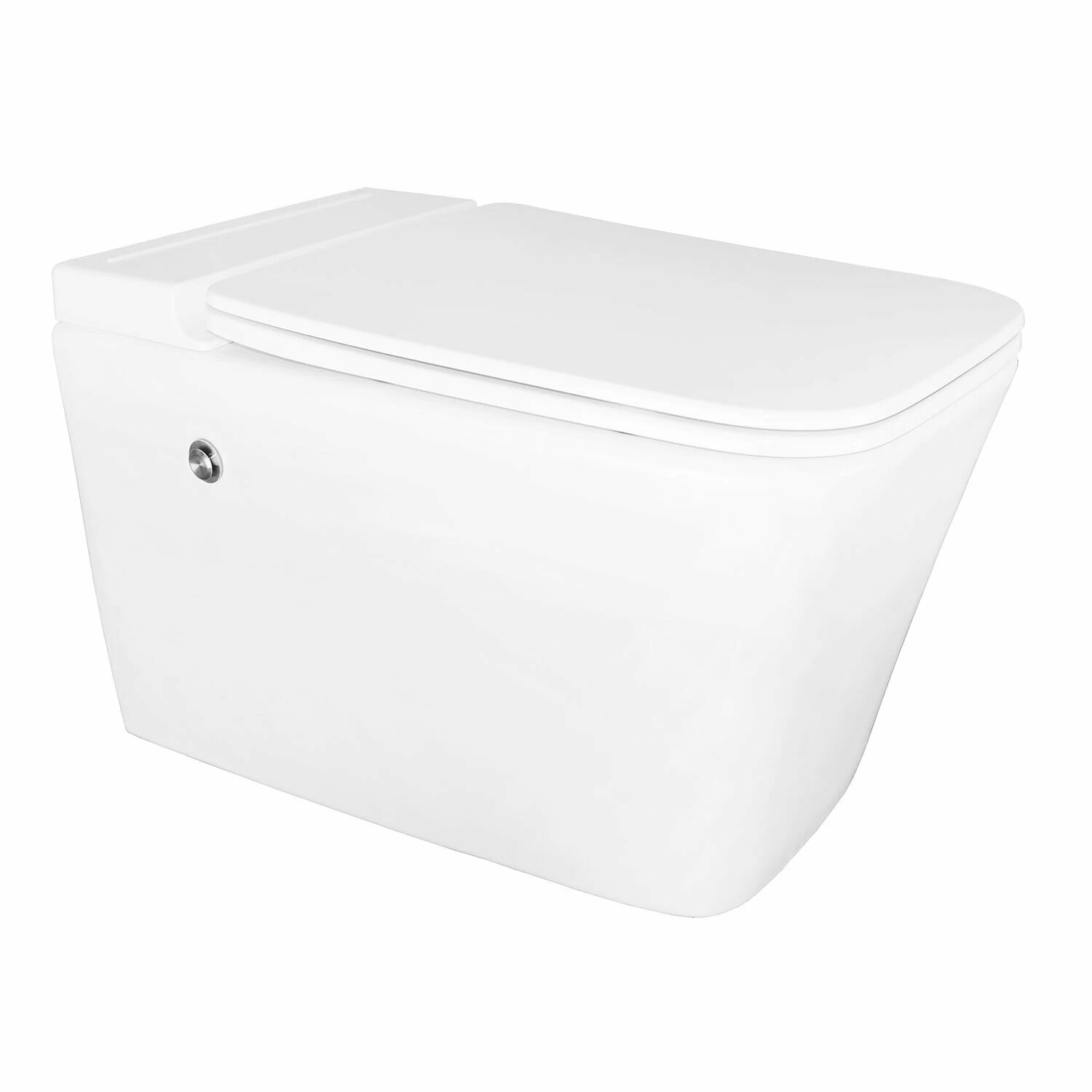 Импульсный унитаз подвесной (квадратный) Размер:590*360*380 мм AZ-101C