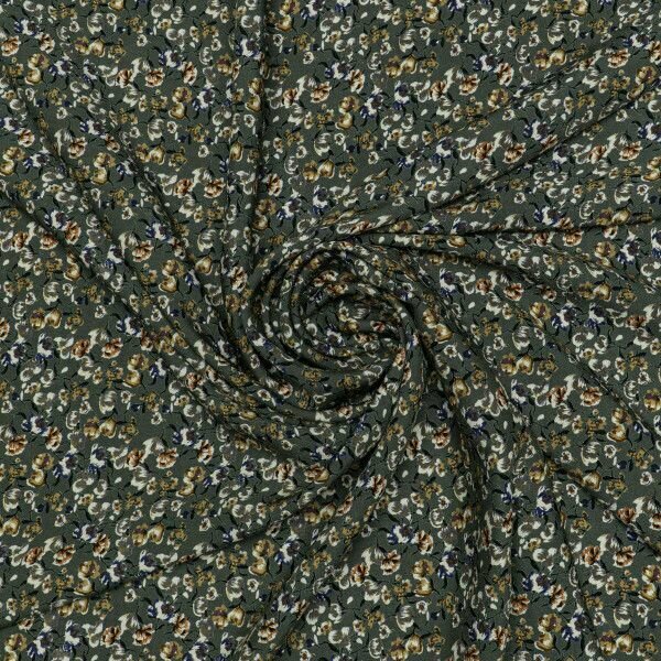 Ткань Ткани-100, вискоза 100 %, 1,4x3 м, 420 дм², матовая, цвет хаки