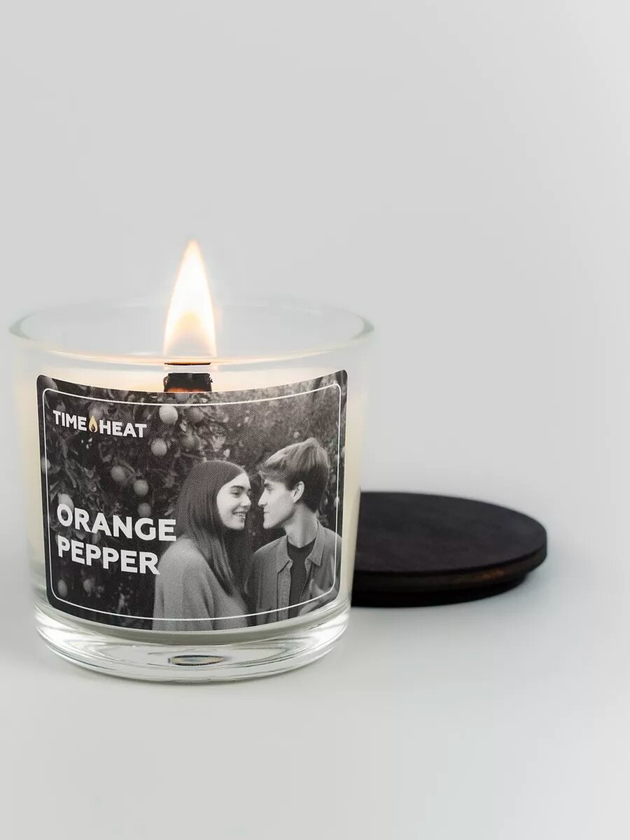 Ароматическая свеча Orange pepper, 80 мл