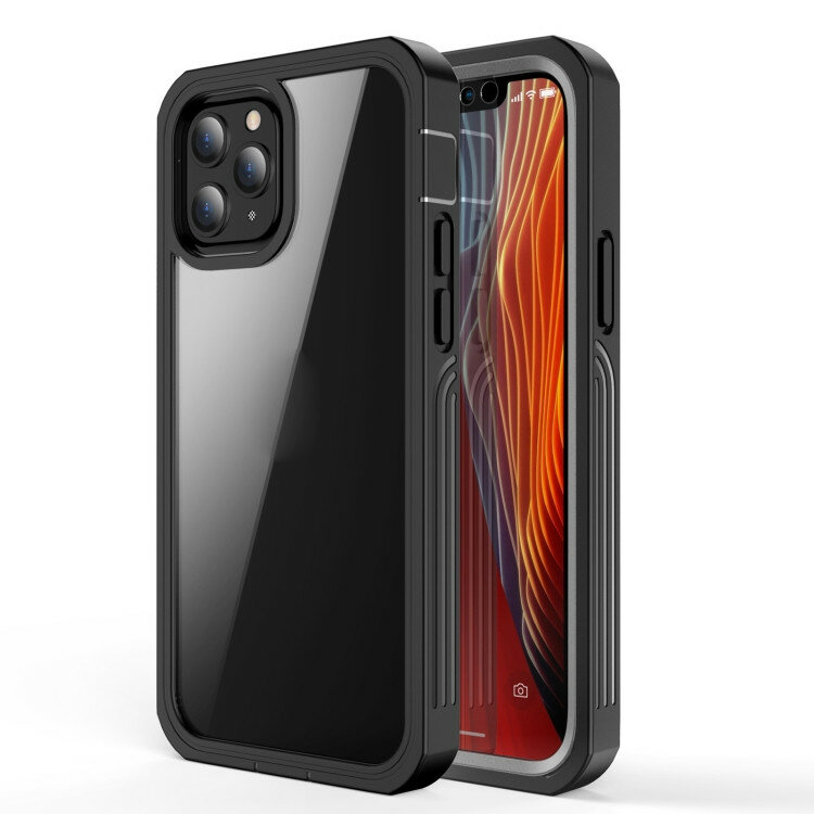 Водозащитный противоударный чехол для iPhone 12 mini (Black)