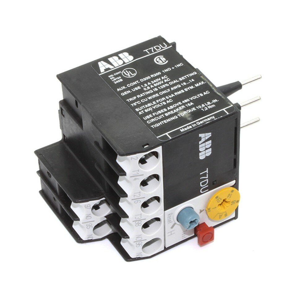 ABB T7DU-1.6 1SAZ111301R0006 Тепловое реле перегрузки 1,0-1,6А
