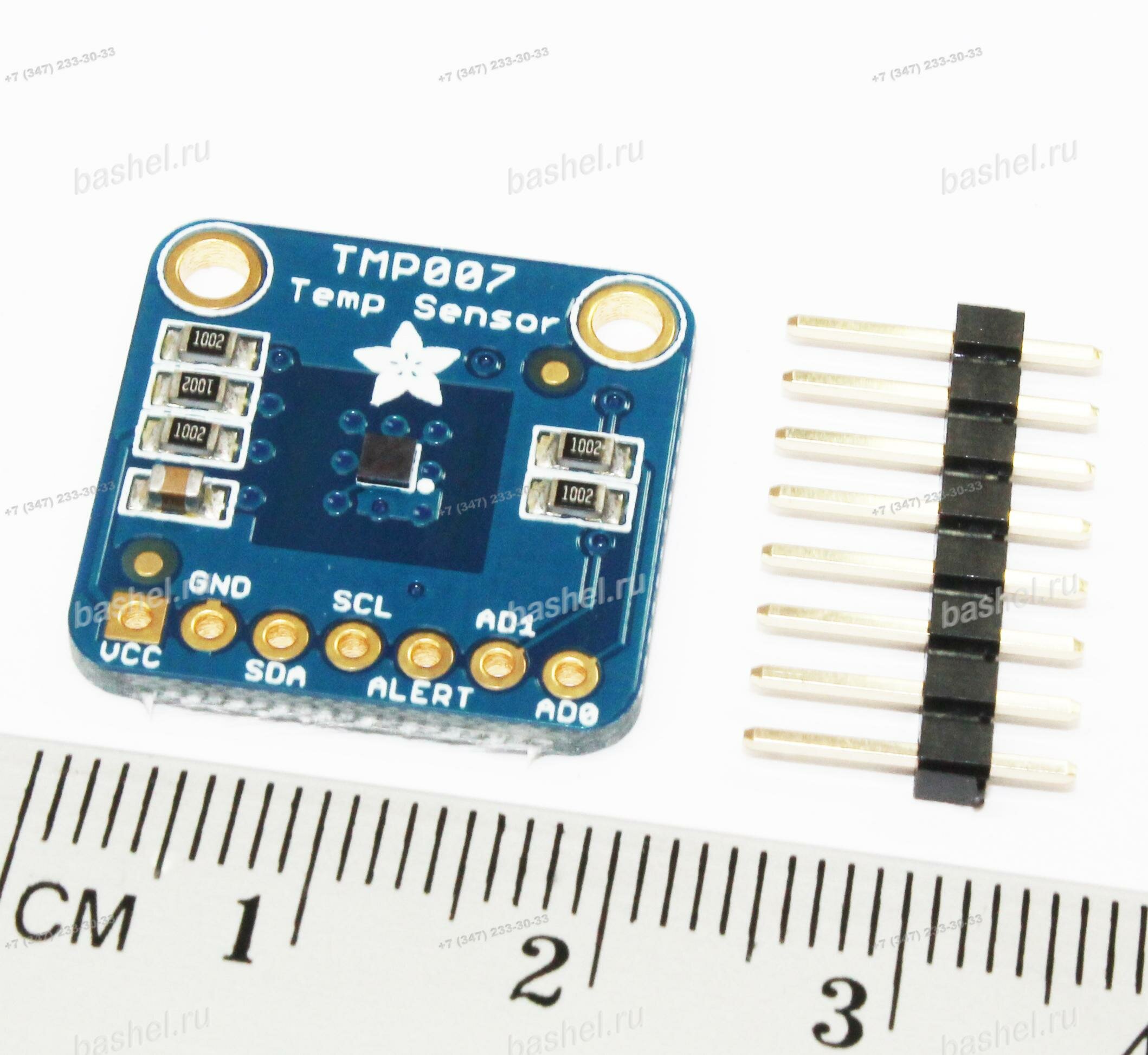 Contact-less Infrared Thermopile Sensor Breakout - TMP007, Датчик температуры, ADAFRUIT, (инфракрасный, бесконтактный)