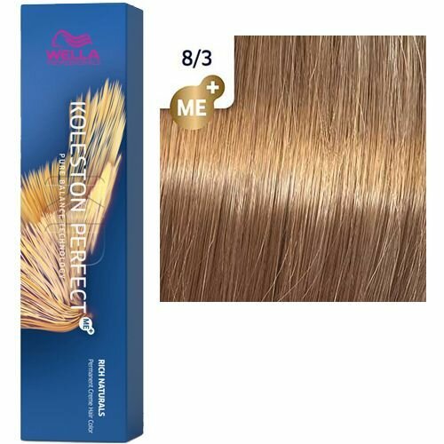 Wella Koleston Perfect МЕ+ 8/3 Крем-карамель, 60 мл