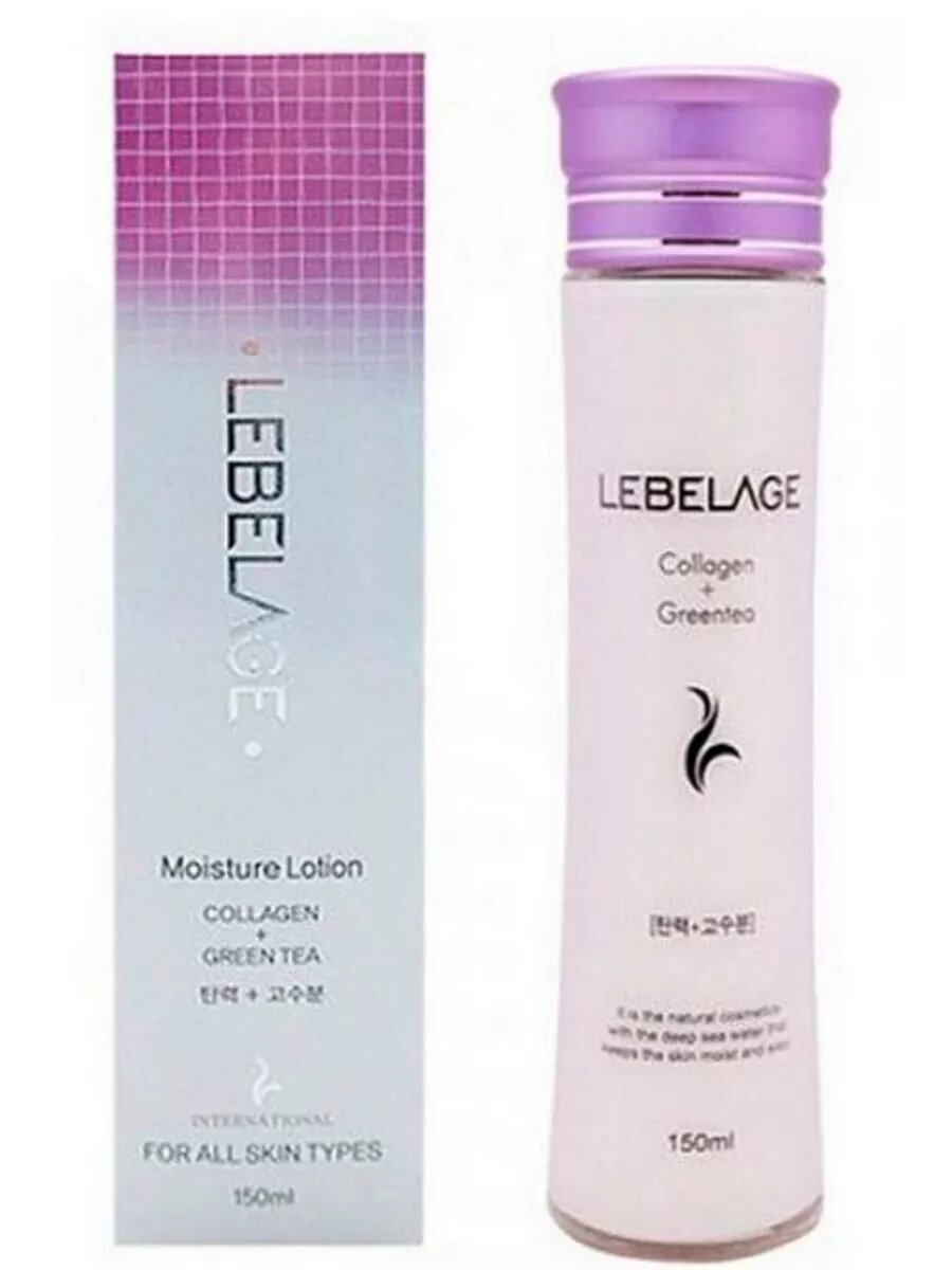 Увлажняющий лосьон с коллагеном и зеленым чаем, 150мл, LEBELAGE