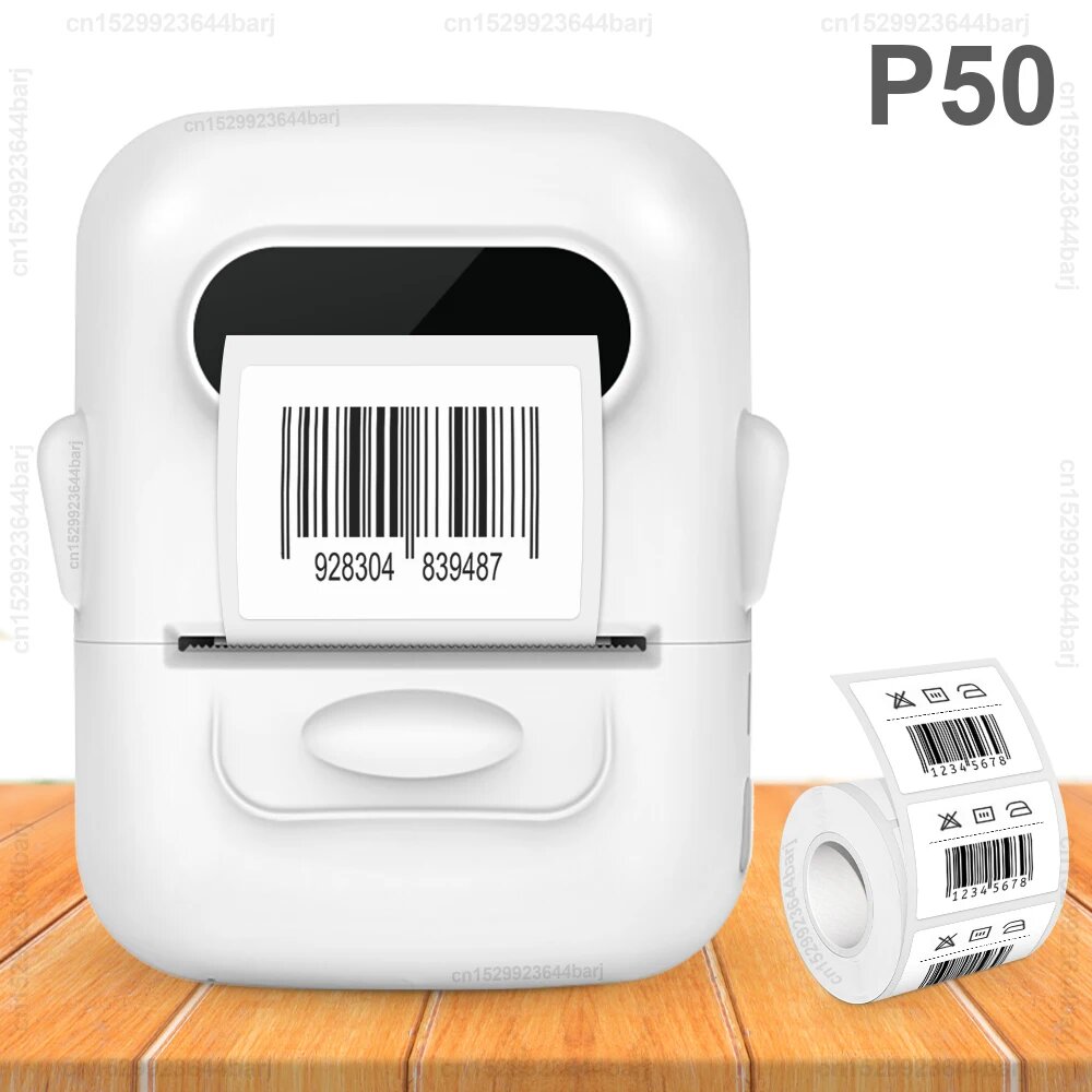 Беспроводной принтер этикеток Ecowell Max P50, белый