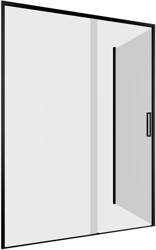 Душевой уголок Aquanet Pleasure Evo AE65-140x80-BT 140x80 профиль черный прозрачное стекло