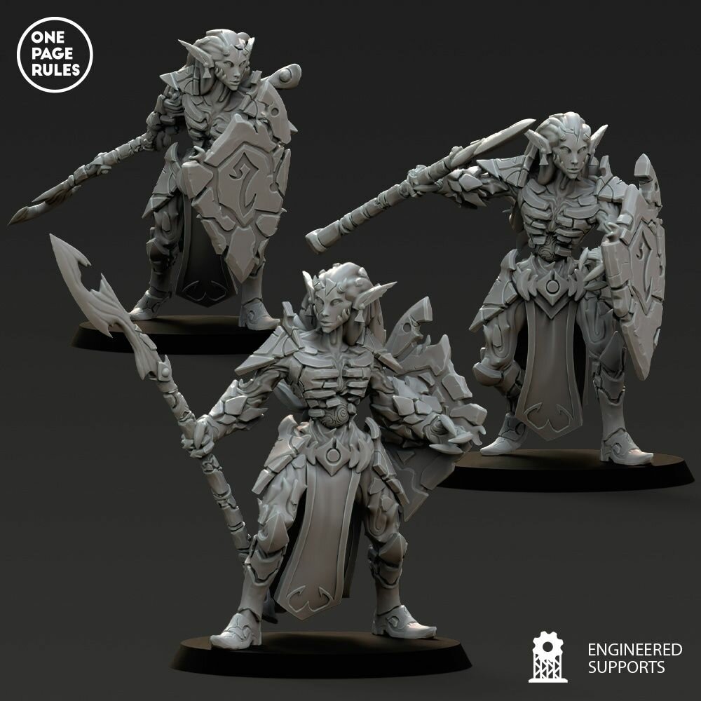 Миниатюра Warhammer Eldar High Elves Elemental Strikers 1