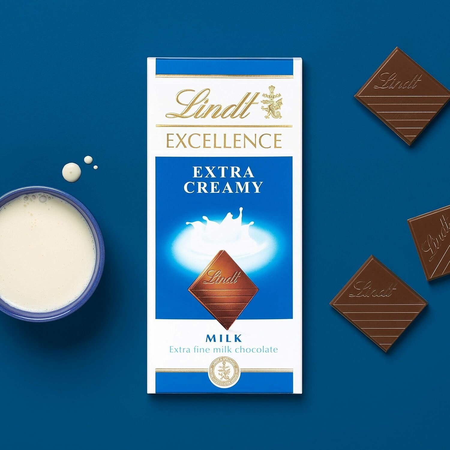 Молочный шоколад Lindt Excellence Milk, 100 гр (страна-изготовитель Франция)