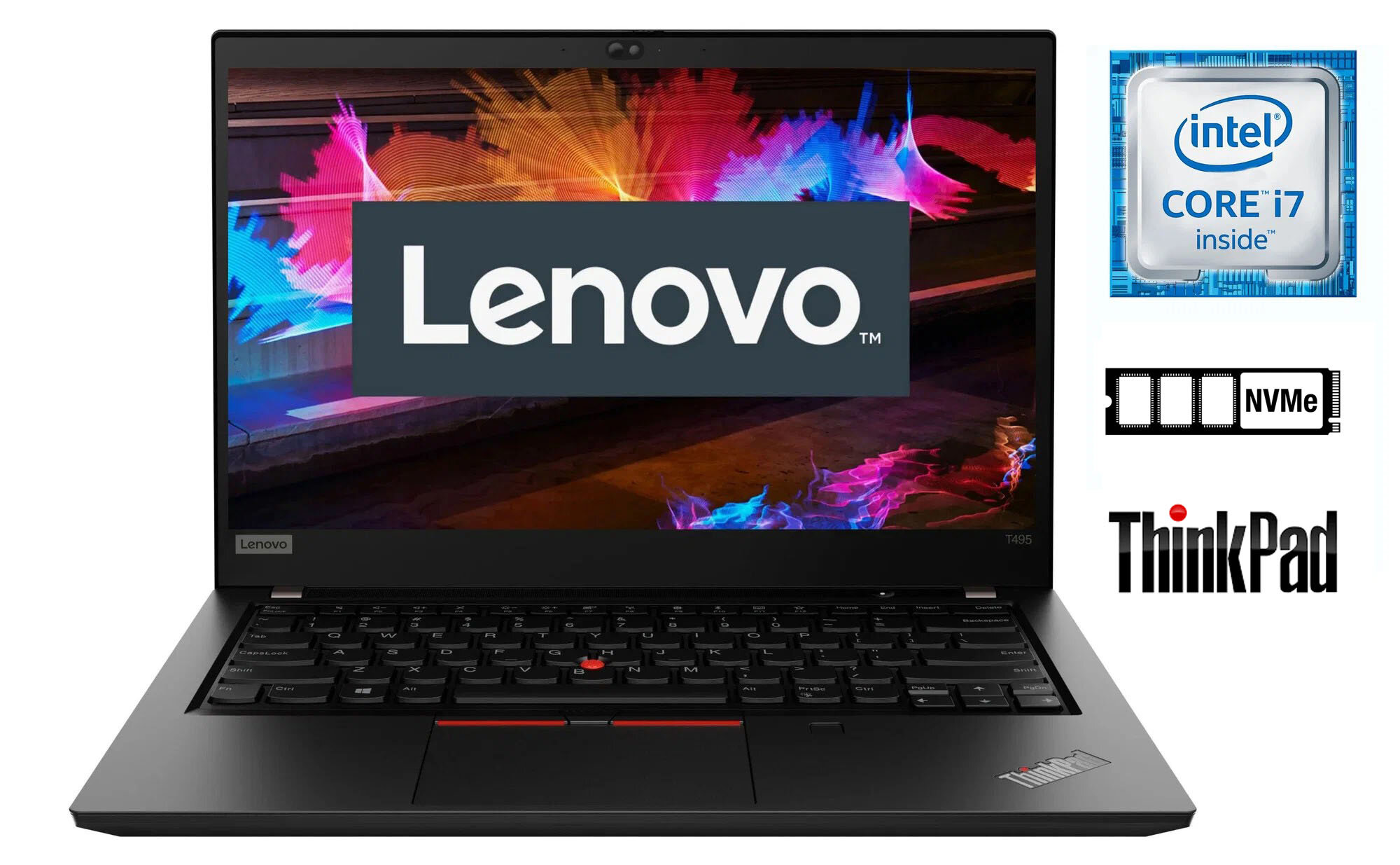Ноутбук Lenovo THINKPAD T490 Intel Core i7 8550, Память 16 ГБ, Диск SSD 1024ГБ, Intel 620 Graphics, Экран 14" (IPS)