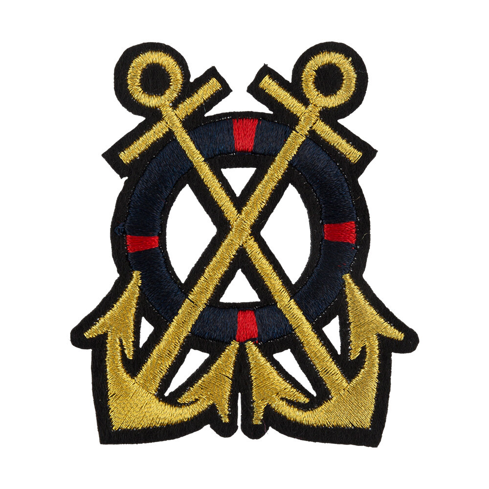 Gamma Термоаппликация №57/2985 Якоря 5.5×6.5 см декоративная нашивка для ткани и одежды