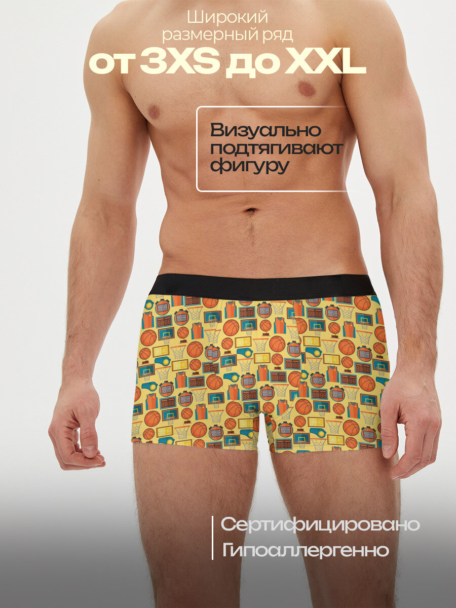 Трусы Разные баскетбольные принты