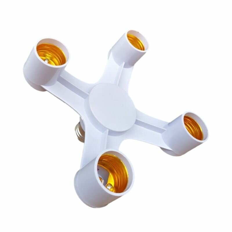 (1 шт.)E27 Разделитель ламп - один буксир четыре