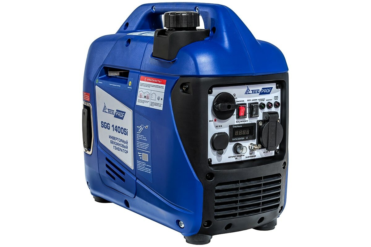 Бензогенератор инверторный SGG 1400Si, номинальная мощность 1.2 Вт, 220В