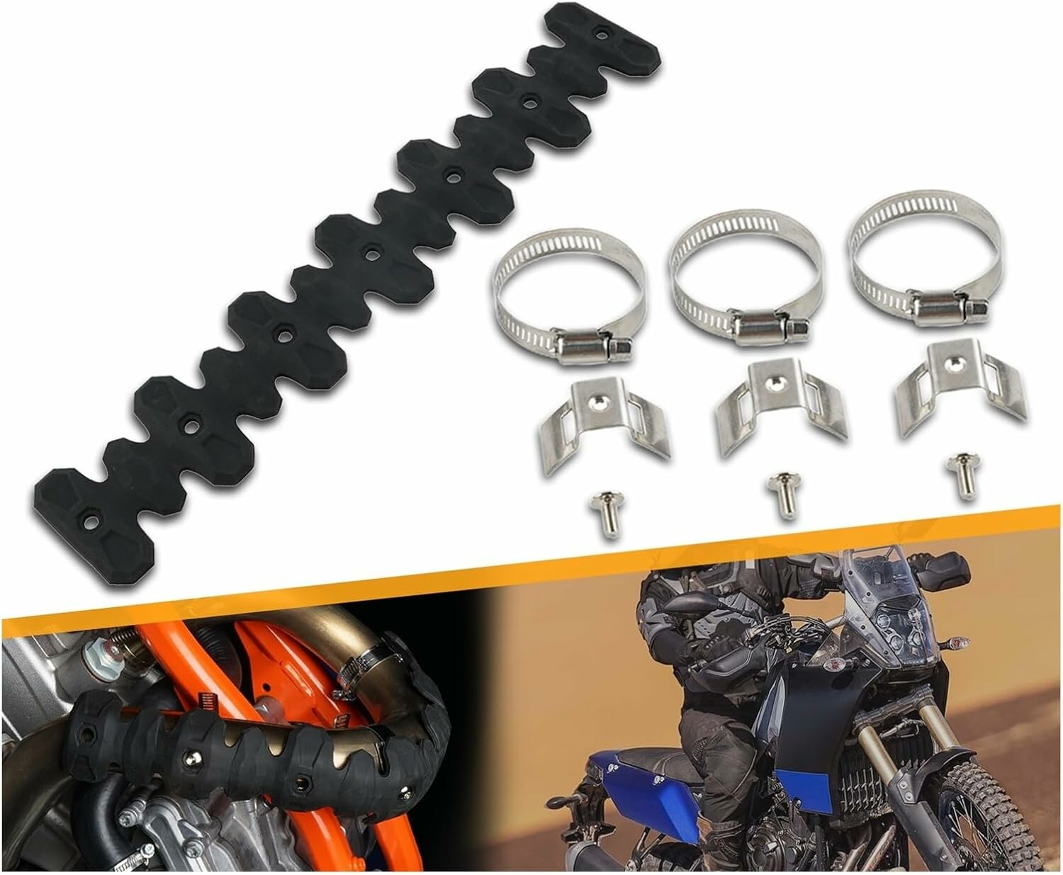 Защитный кожух выхлопной трубы 4-т мотоциклов 400мм