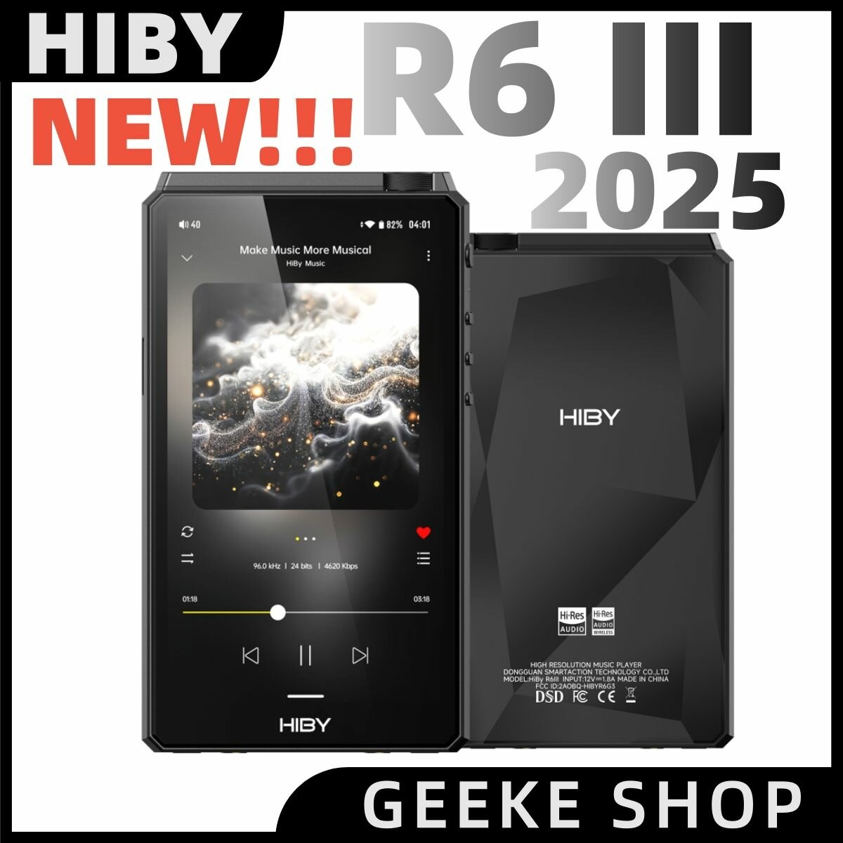 HiBy MP3-плеер R6 III 2025
