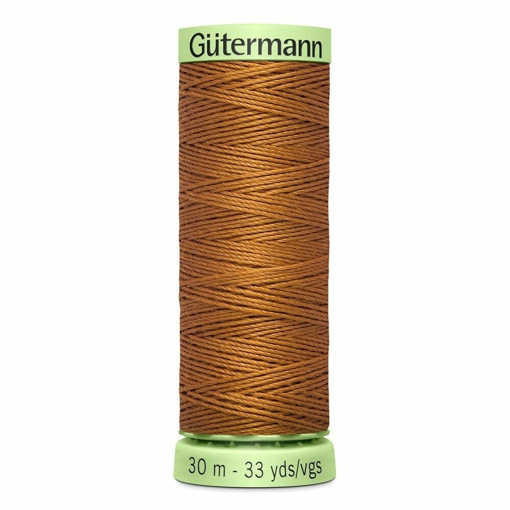 Декоративная нить Gutermann Top Stitch 30/30 м для отстрочки, 100% полиэстер, цвет 448 шоколадная охра, 5 шт (3)