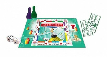 Настольная игра Рыжий кот "Мировой спорт" Играем в деньги (ИН-1731)