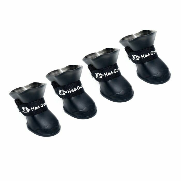 Сапоги резиновые Пижон вездеход, набор 4 шт, р-р s подошва 4х3 см, черные