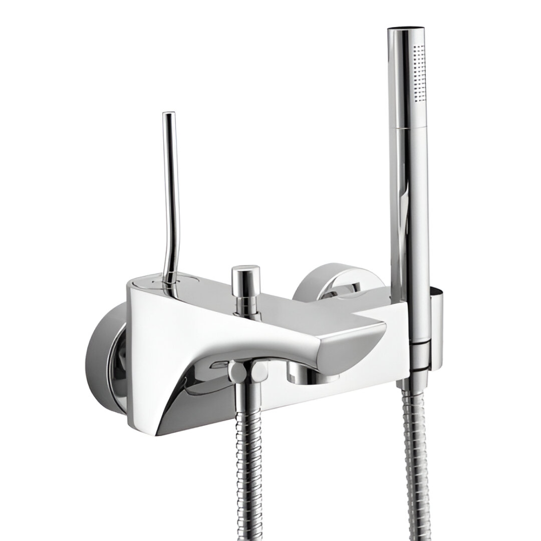 Смеситель для ванны CHET 5008, bronze, однорычажный, излив и душевыя лейка, Effepi, Италия