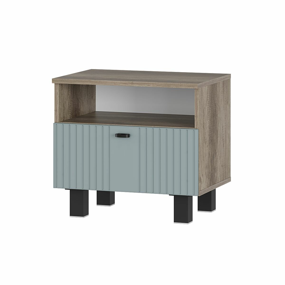 Тумба прикроватная BTS "Олива" ТБ-14, ЛДСП, цвет дуб каньон, с ящиками, 52х37,6х47,4 см