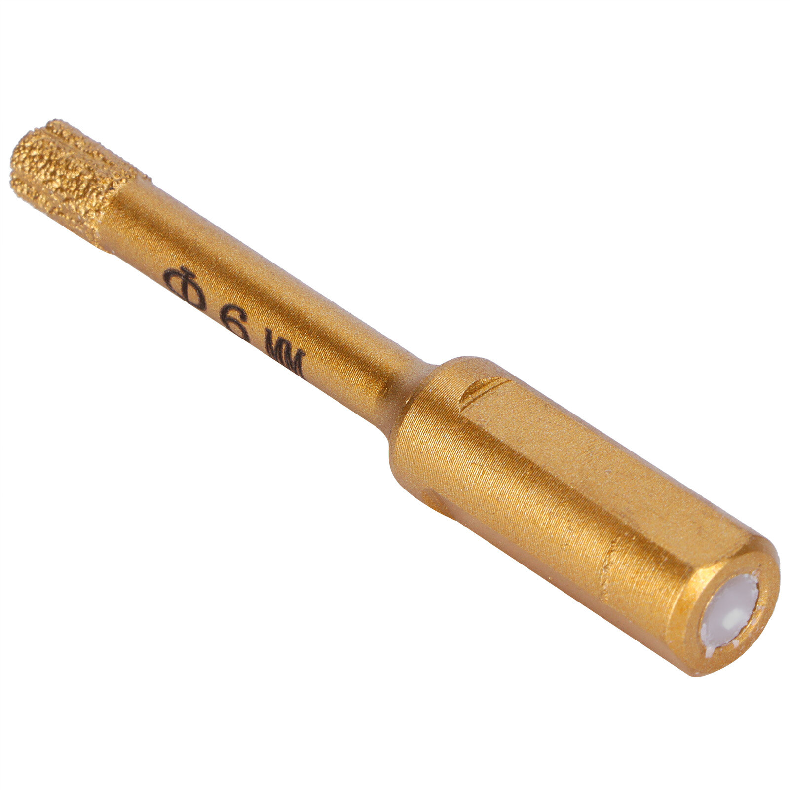 Бур алмазный для сверления отверстий в стекле, граните, фарфоровой плитке, керамике, мраморе, камне 6мм, материал алмазный, длина approx.6.5см, вес approx.20г~26г, количество 1 шт, применение сверление плитки, стен и т. д.