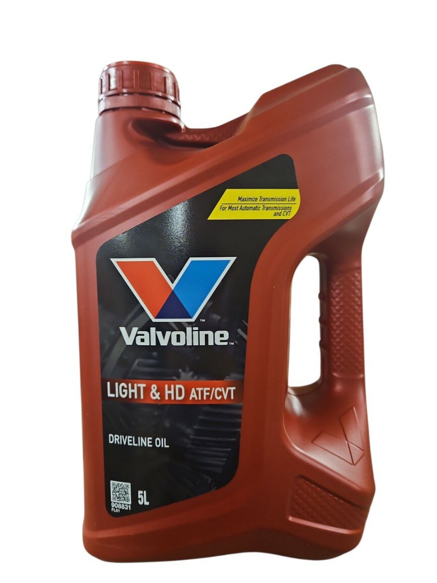 Масло трансмиссионное VALVOLINE Light & Heavy Duty ATF/CVT, 5 л, 1 шт.