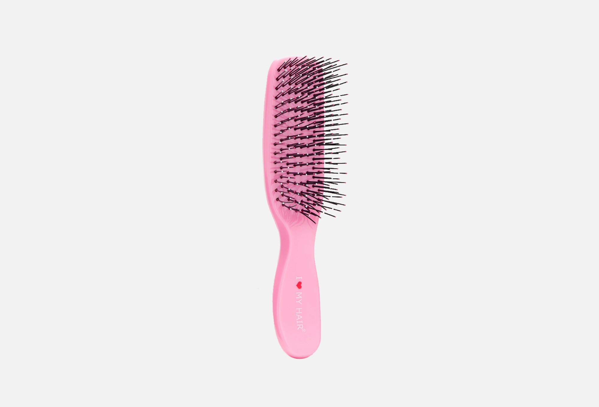Парикмахерская щетка для любого типа волос I LOVE MY HAIR Spider Classic 1503 розовая