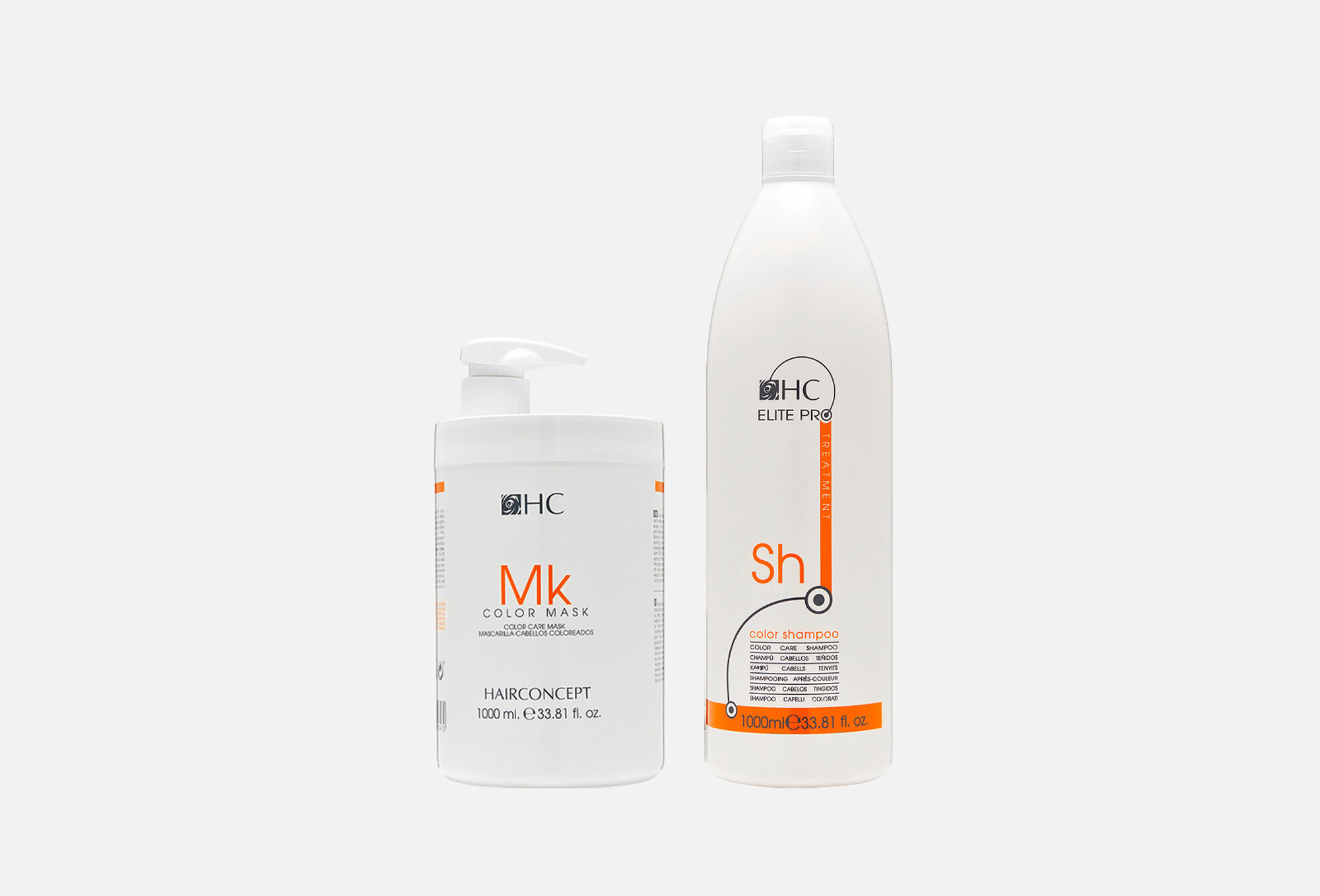 Набор для Окрашенных волос шампунь+маска HAIR CONCEPT ELITE PRO 2000 мл