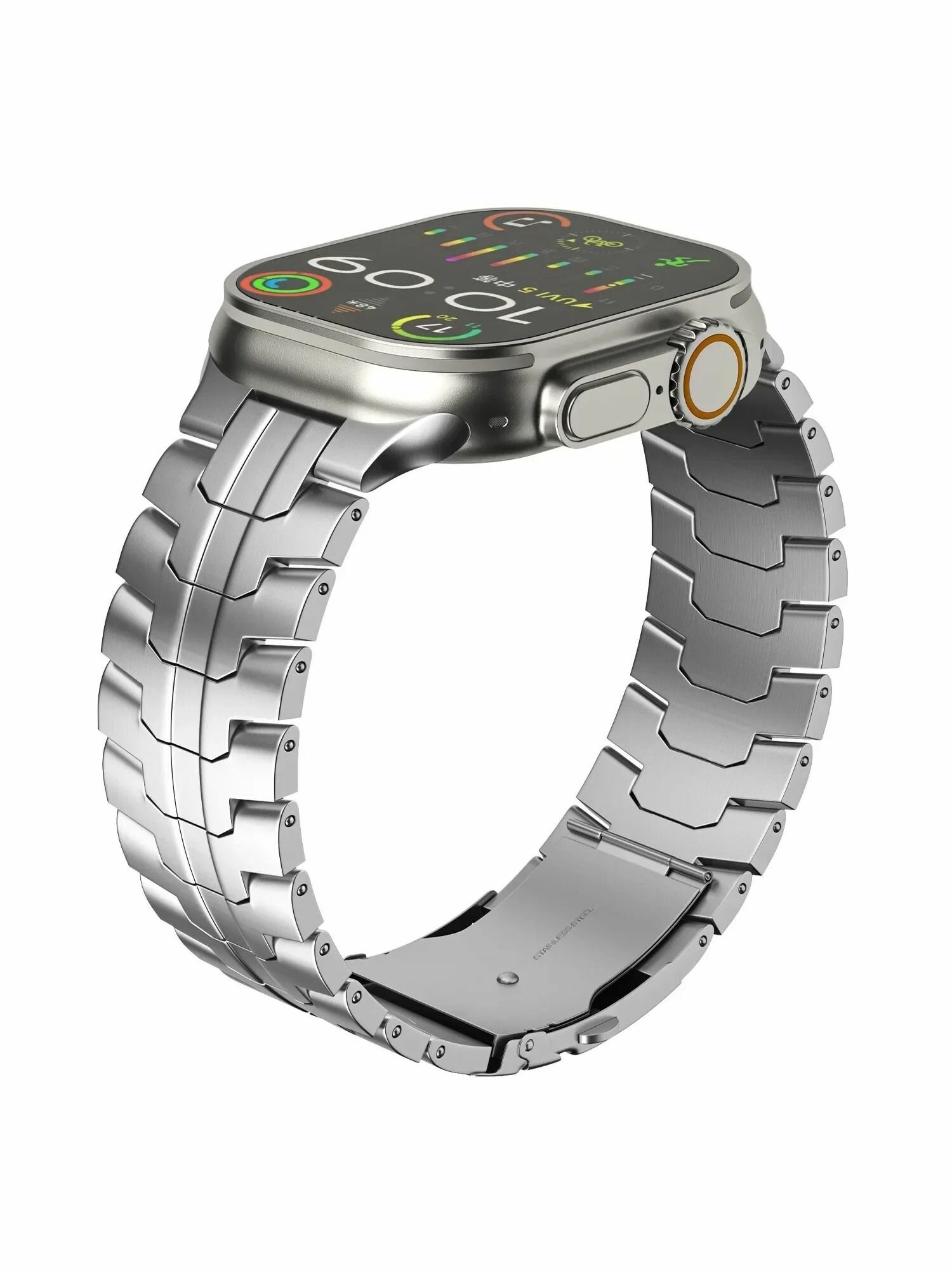 Титановый ремешок, небольшой размер интерфейса, подходит для Apple watch S11/S10 42 мм, S9/S8 41 мм, SE3/SE2 40 мм