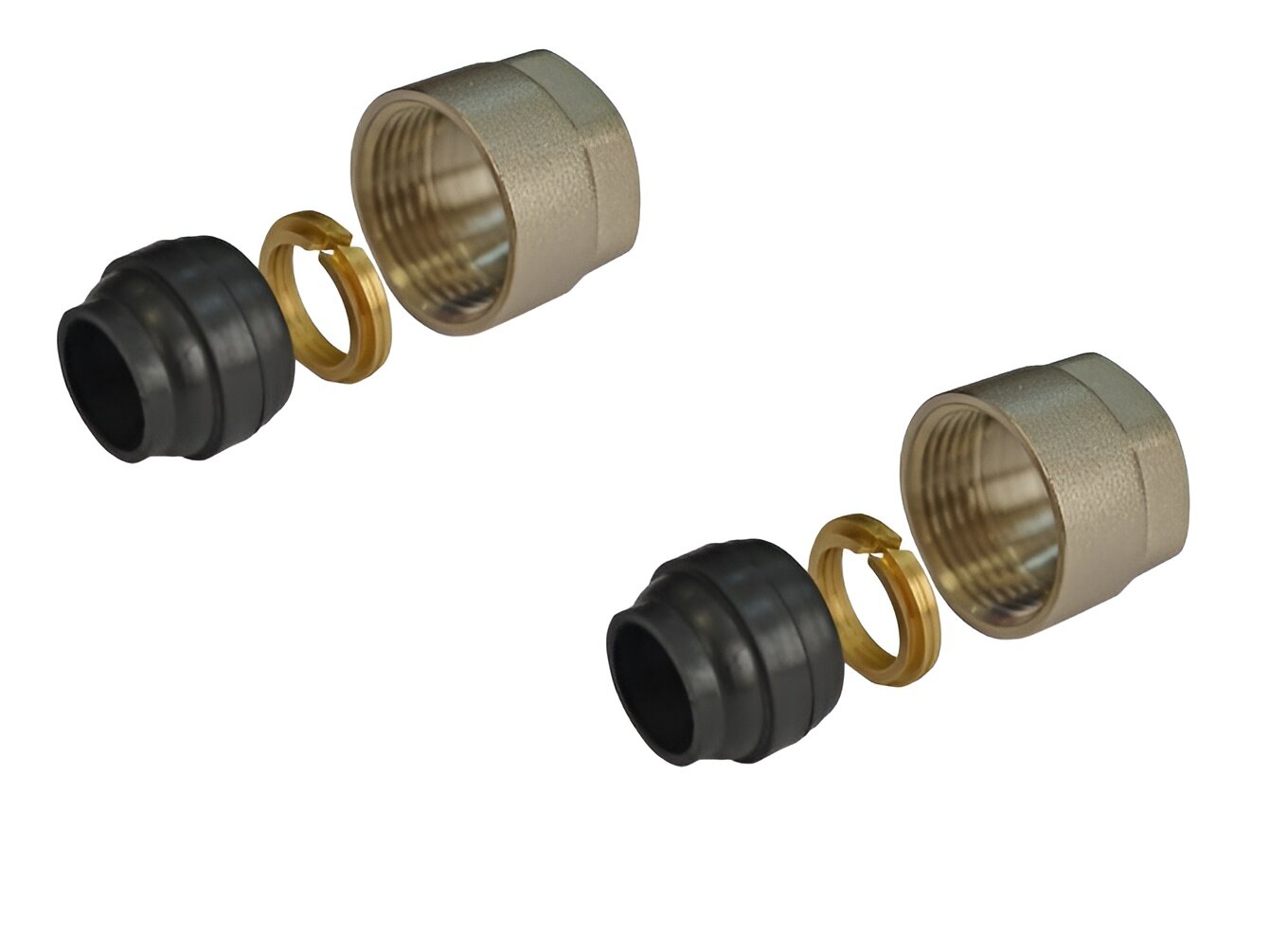 Набор евроконусов, для стальных и медных труб, 15x3/4", упаковка 2 шт.